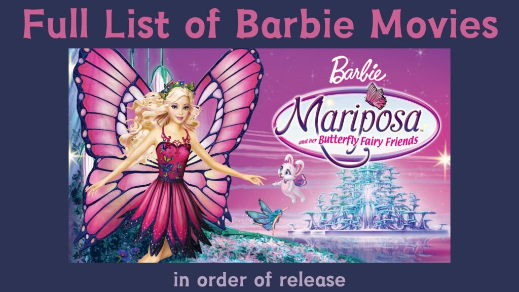All Barbie Movies in Order of Release: Full List with FREE Checklist ...