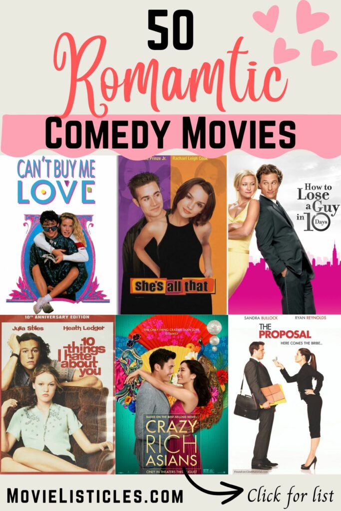 The Ultimate List of Romantic Comedy Movies - MovieListicles.com