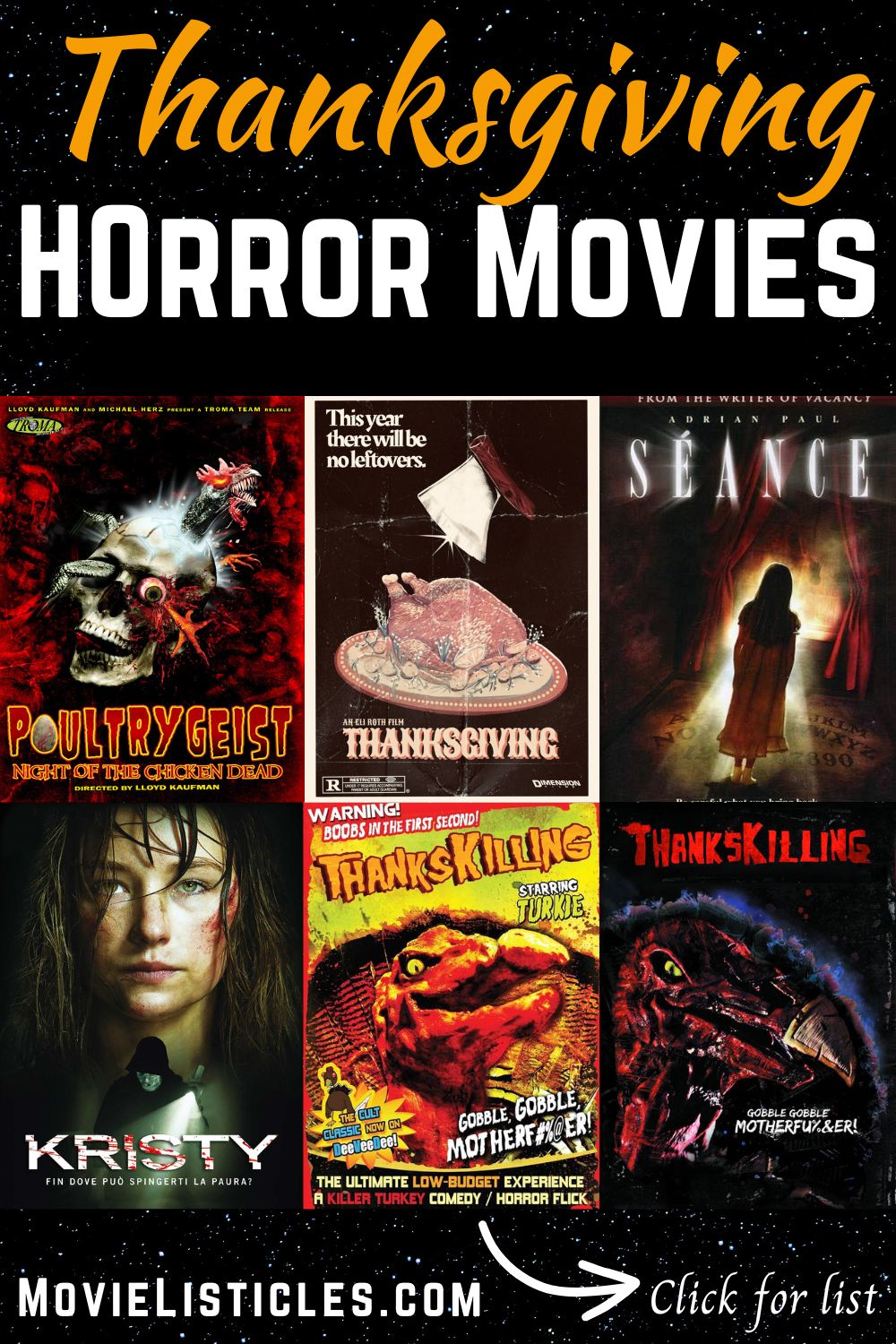 Top 20 Thanksgiving Horror Movies: A Feast of Fear - MovieListicles.com