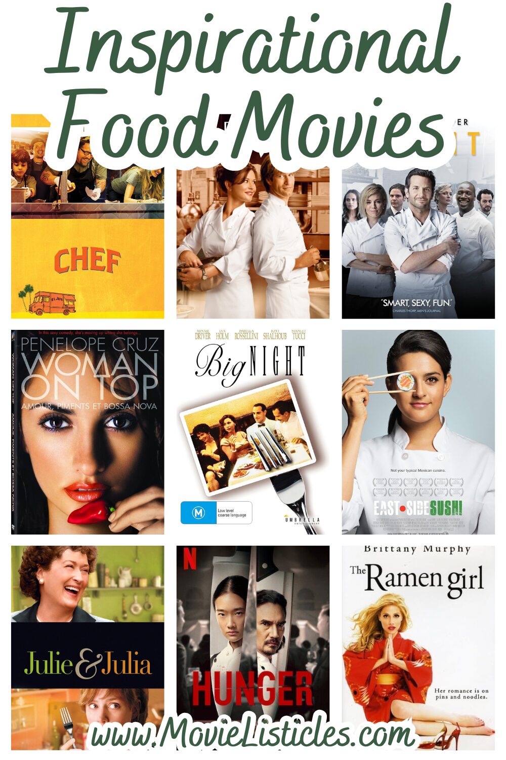 Food Movies for Foodies, Chefs and Those Who Love Cooking ...