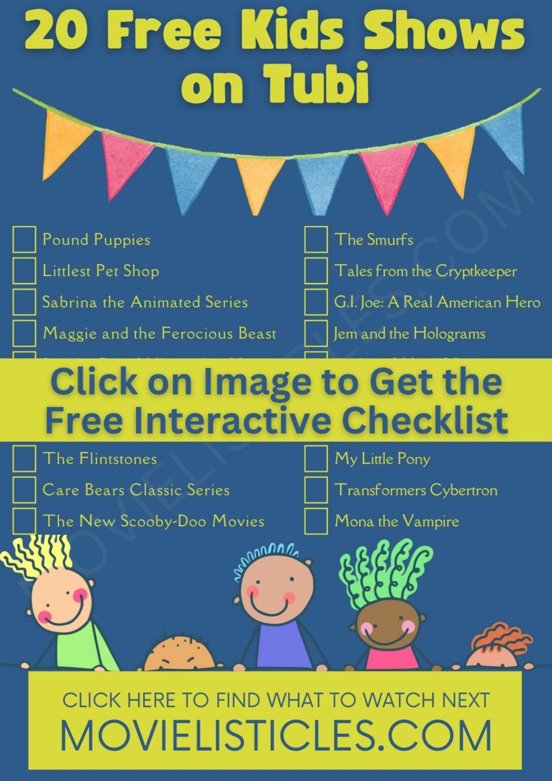 Free Kids Shows on Tubi Checklist - MovieListicles.com