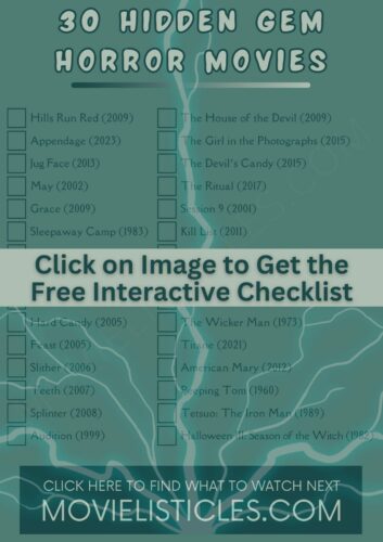 Hidden Gem Horror Movies Checklist - MovieListicles.com
