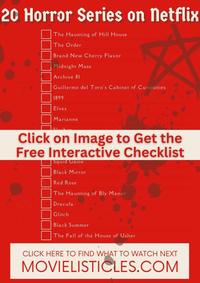 Horror Series on Netflix Checklist - MovieListicles.com